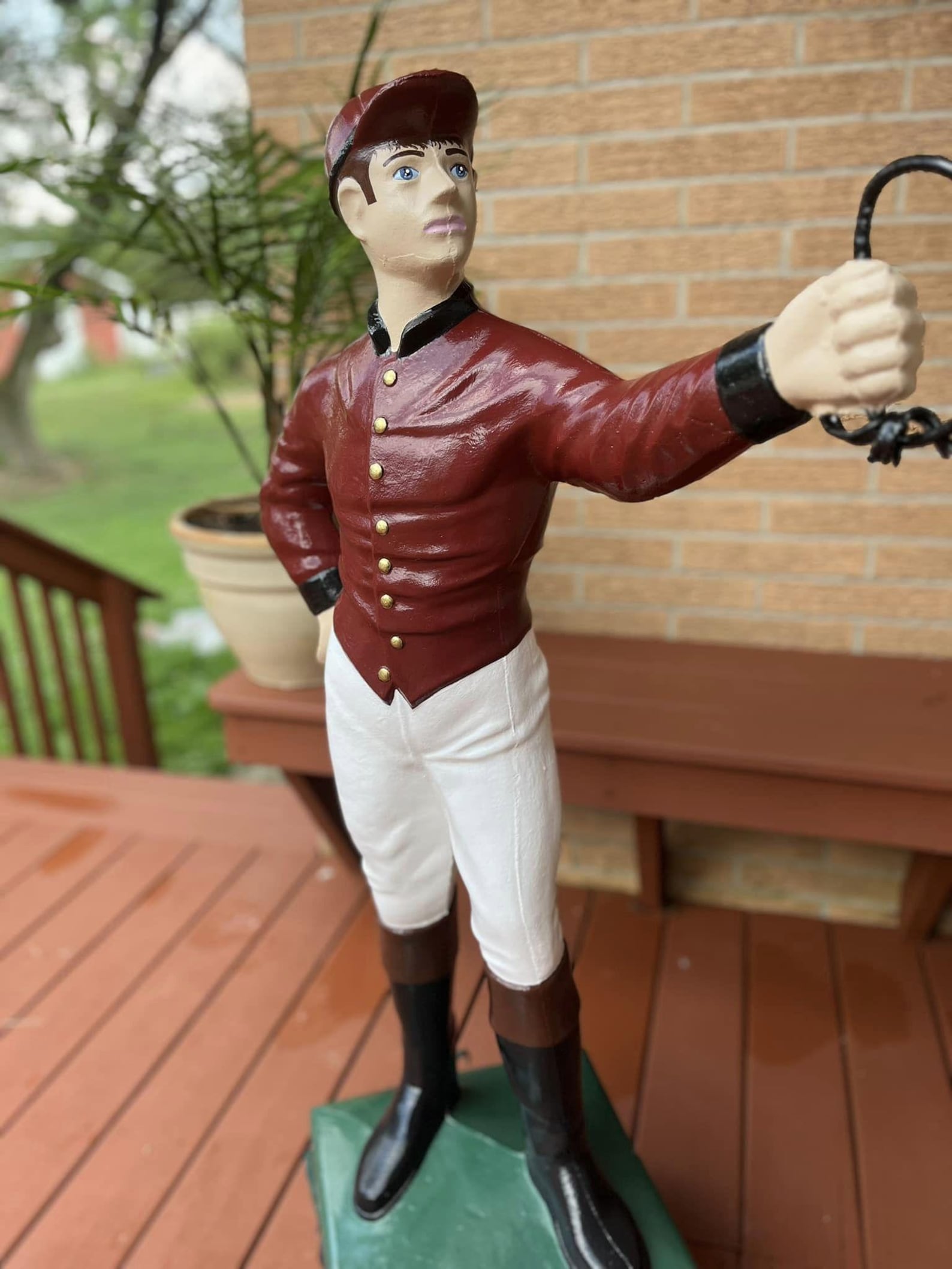 Lawn Jockey - Classic Barn Red - Etsy