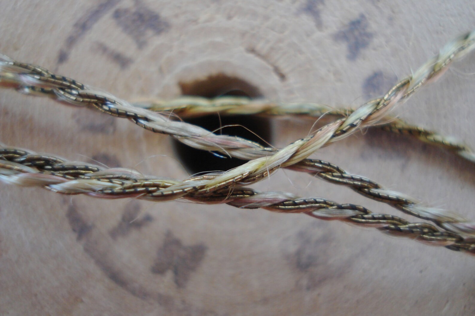 1y Antique French Ombre Silk Gold Metal 5-ply Thread Metallic | Etsy