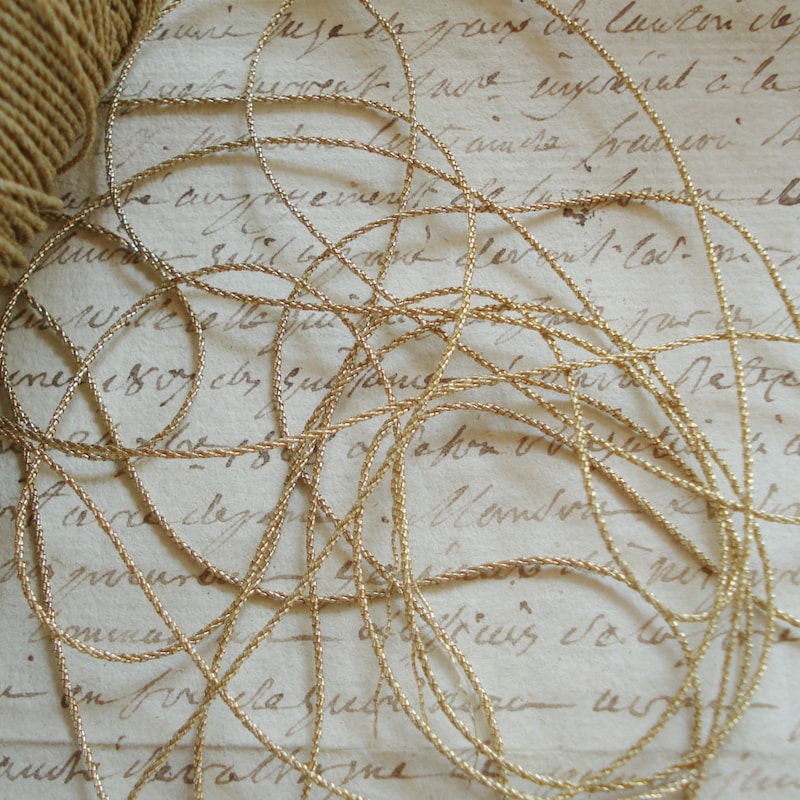 French Gold Metallic Thread - Etsy