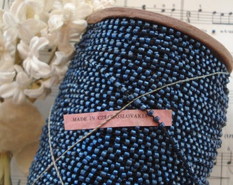 1y Antique Czech Mauve Plum Glass Seed Bead schlung Couching Vestment ...