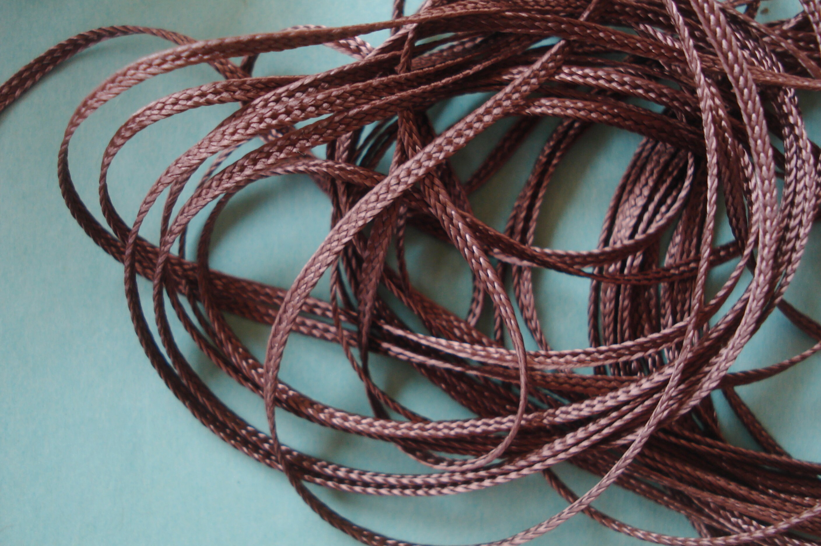 4y Vintage French 1/16 Tiny Deep Plum Mauve Rayon Braid | Etsy