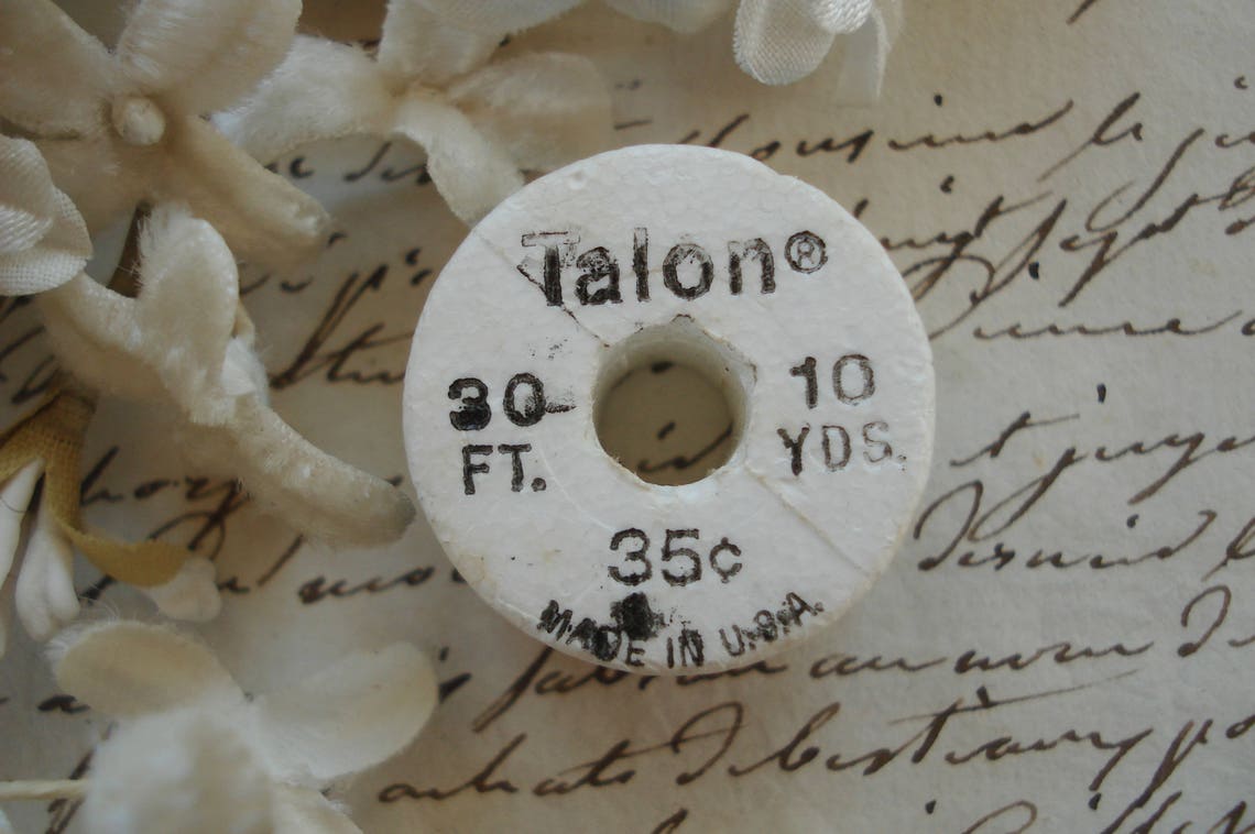 Vintage Talon Peacock Blue 248 Pure Silk Spool Button Hole | Etsy