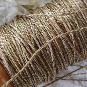 1y Antique French Ombre Silk Gold Metal 5-ply Thread Metallic Twist ...