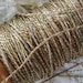1y Antique French Ombre Silk Gold Metal 5-ply Thread Metallic Twist ...