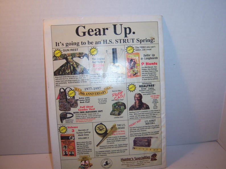 JS1 - March 1997 Fur-fish-game Hunting Fishing Magazine Wild Turkeys ...