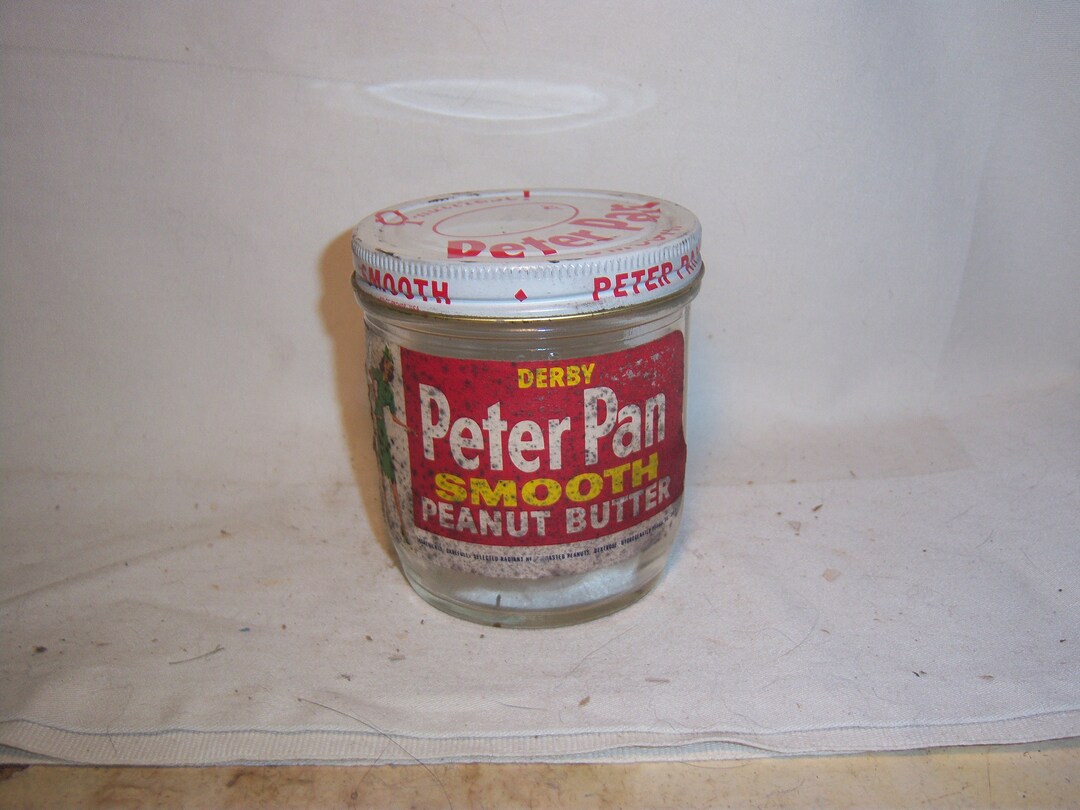 1960's Derby Peter Pan Smooth Peanut Butter Chicago Ill Jar or Bottle ...