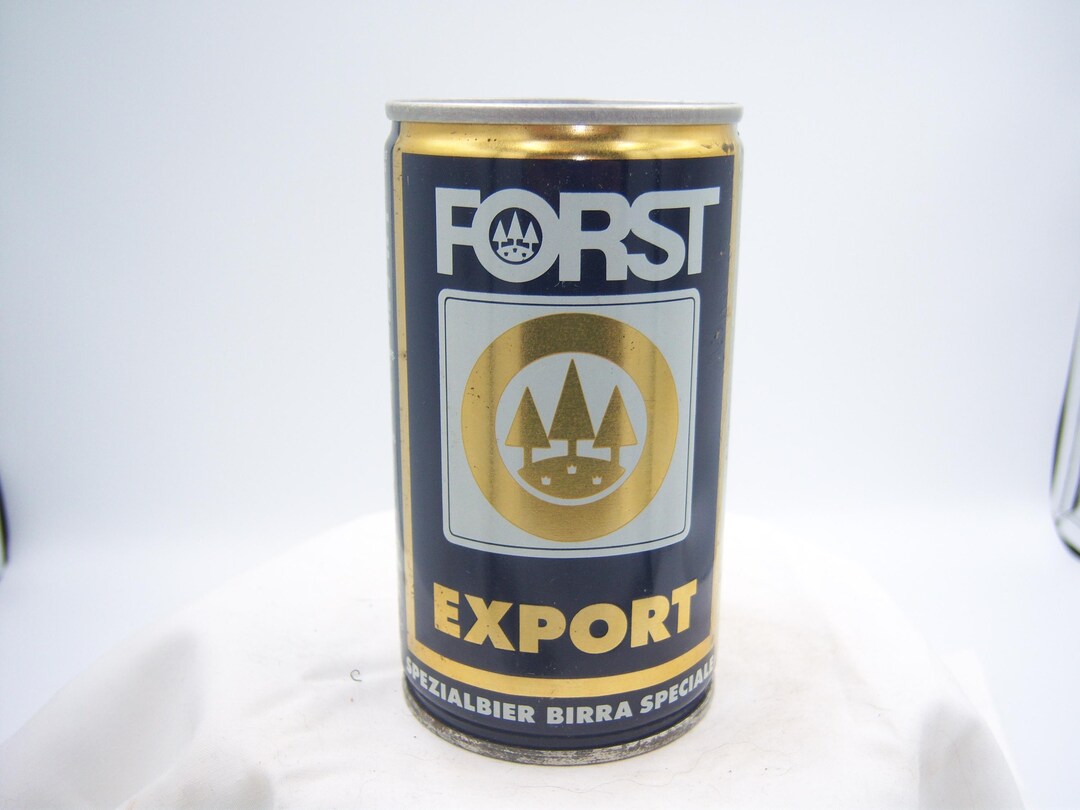 LE - 1970's Forst EXPORT Birra Meran Italy 12 Oz Steel EMPTY Pull Tab ...
