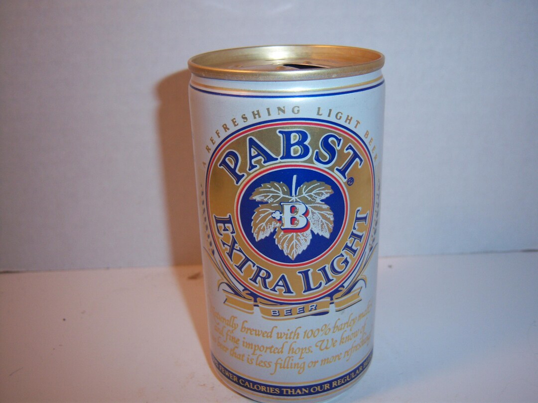 KN - 1970-80s Pabst Blue Ribbon Extra Light Beer 12 Oz Pabst Brewing Co ...