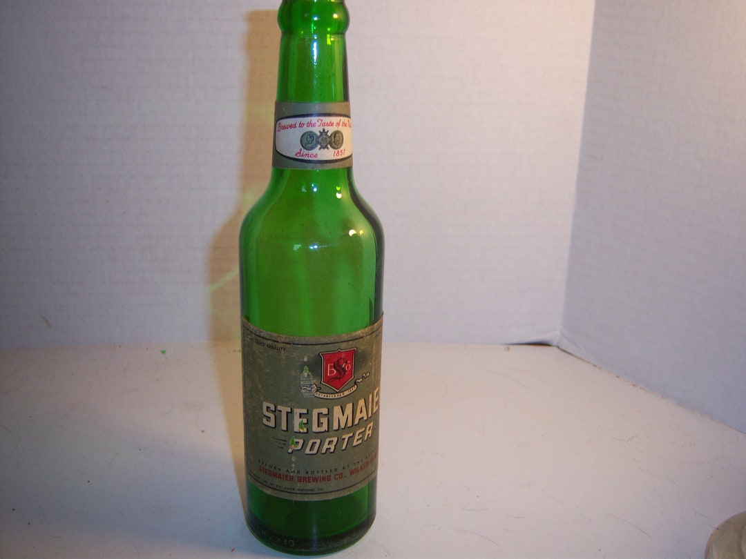 1950's Stegmaier Brewing Co Porter Wilkes-barre Pa 12 Oz Green Beer ...