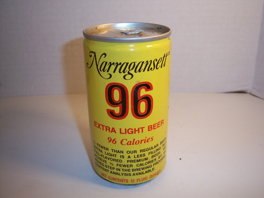 1970-80's Narragansett 96 Beer Cranston, RI Pull Tab Steel 12 Oz ...