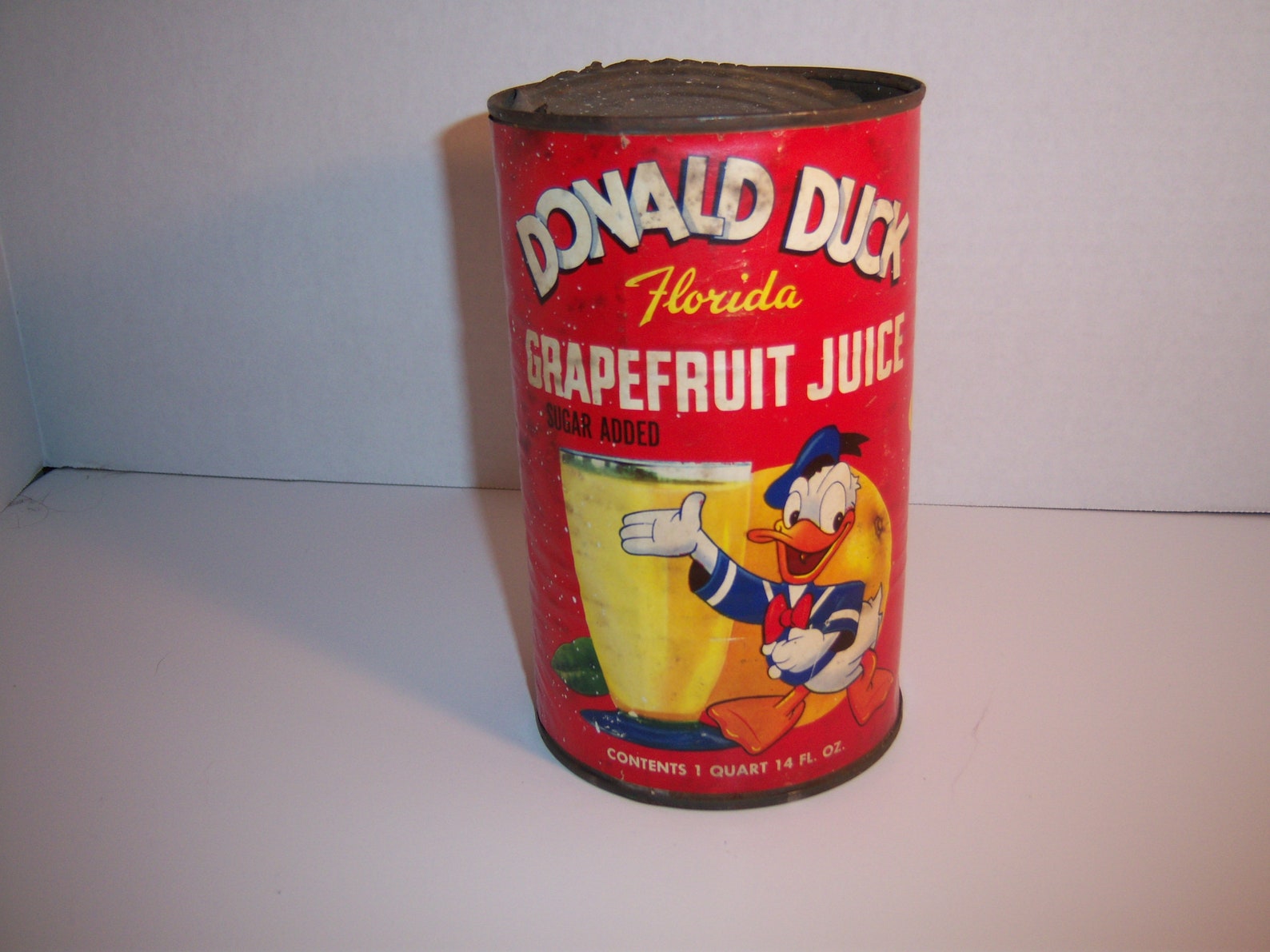 1960's Donald Duck Disney Character Grapefruit Drink Lake | Etsy