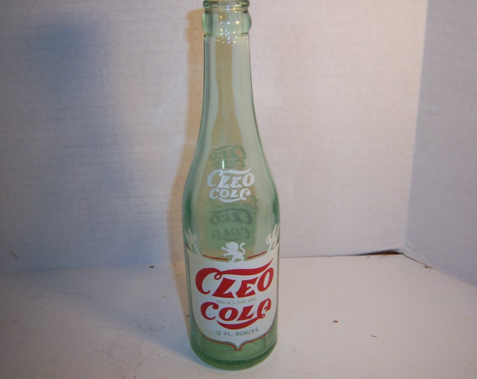 1940's Cleo Cola Springfield Mo 12 Fl Ozs AQUA ACL Soda Bottle - Etsy