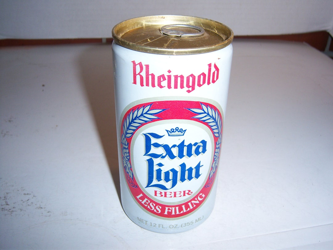 CMA 1970-80's Rheinbold Extra Light Beer Orange NJ 12 OZ Metal Beer Can ...