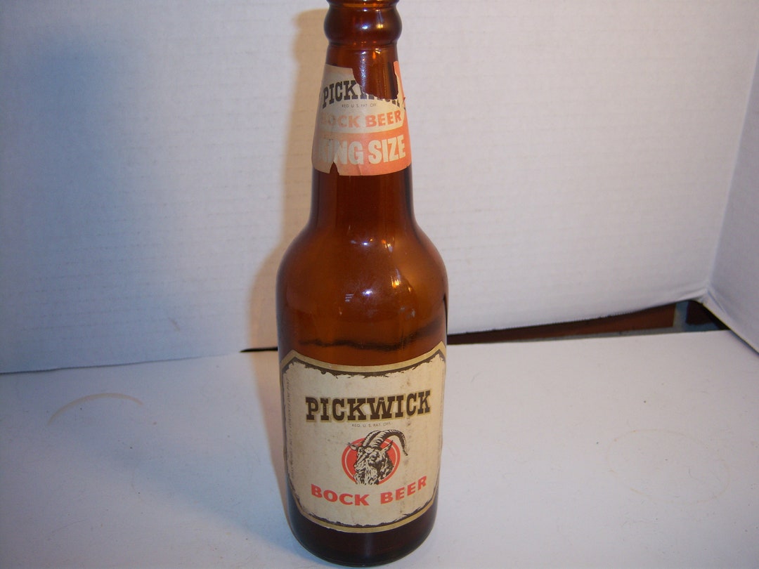 CMA - 1958 Pickwick Bock Beer Haffenreffer & Co Boston, Mass 12 Oz 9 1/ ...