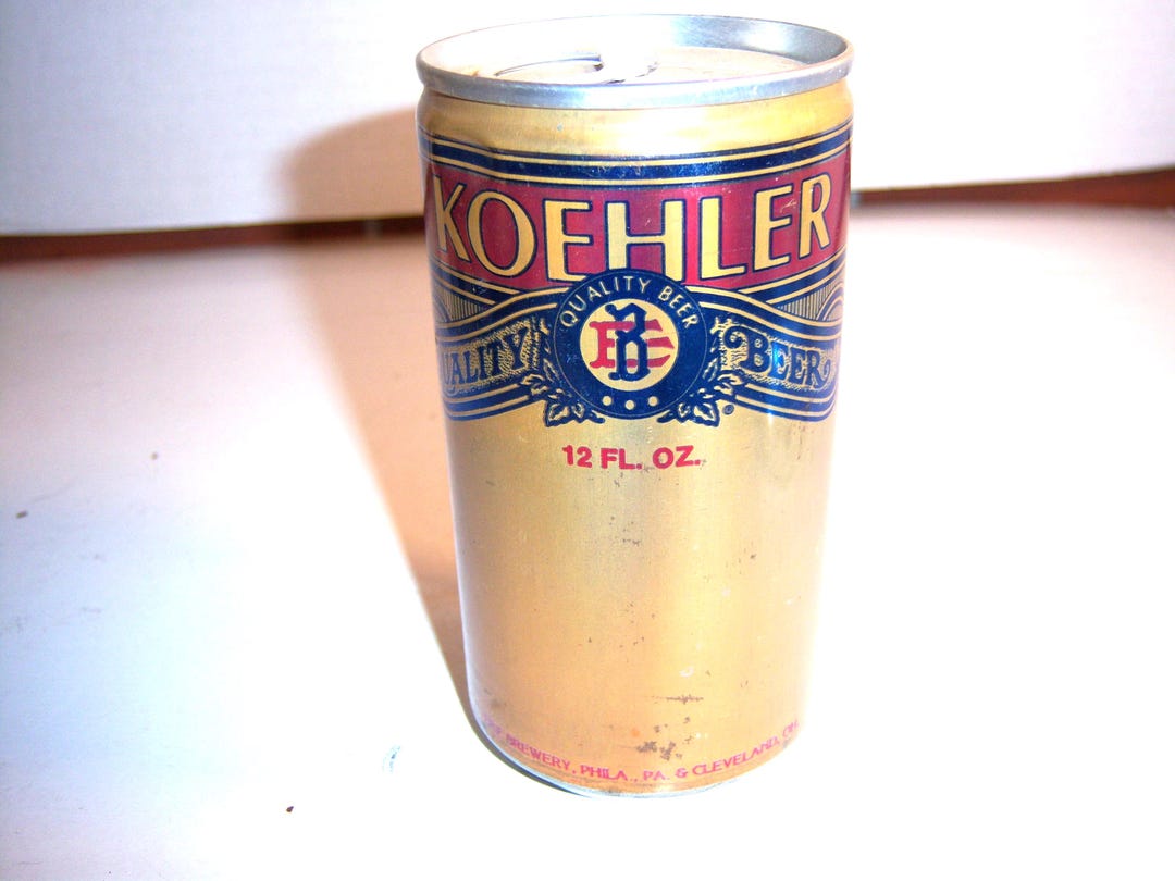 CMA - 1970's Koehler Quality Beers 12 Oz EMPTY Steel Beer Can the Erie ...