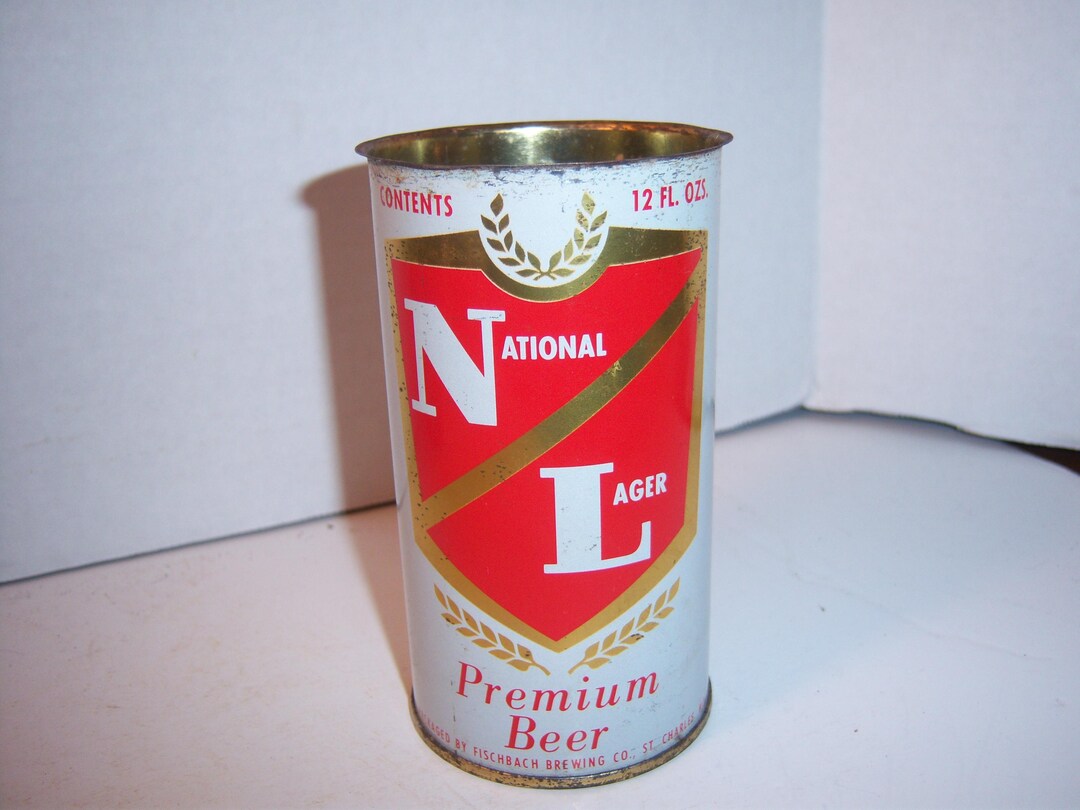 KN 1950-60's National Lager Premium Beer 12oz Steel Beer Can With No ...