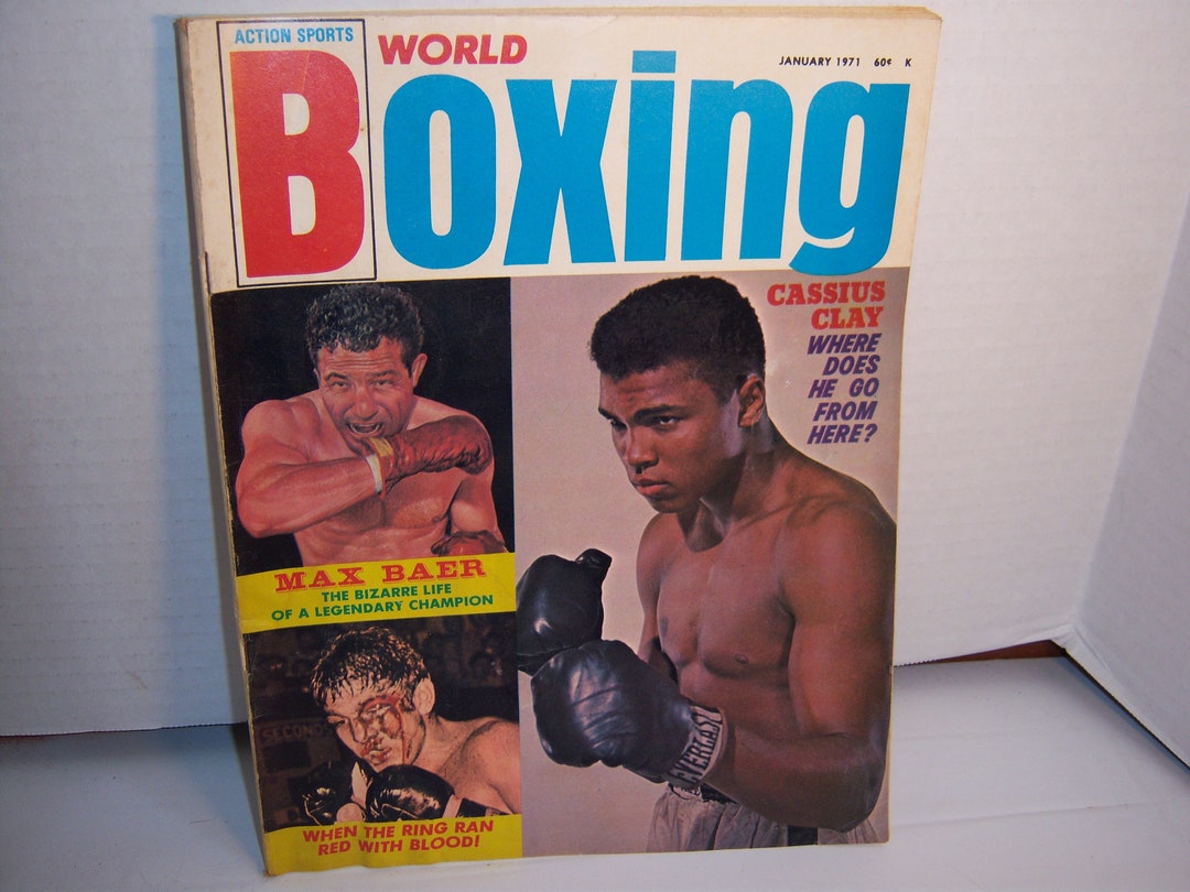 TI - January 1971 World Boxing Magazine Muhammad Ali Cassius Clay Max ...