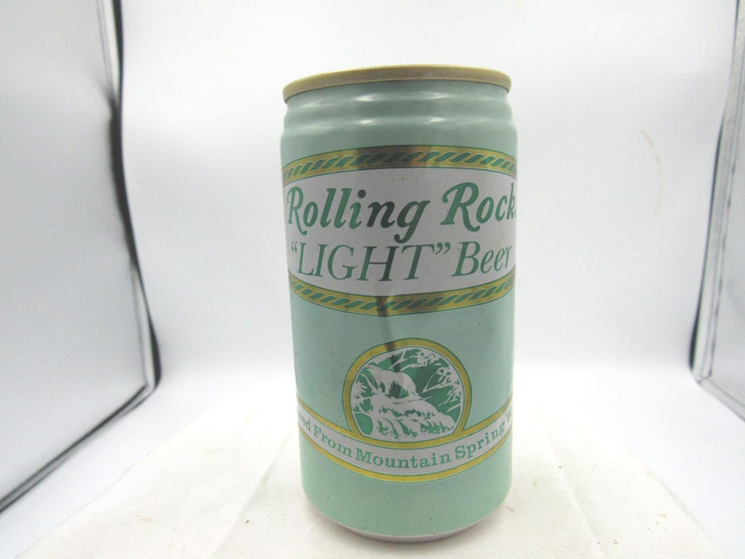 LM - 1970-80's Rolling Rock LIGHT Beer Latrobe Brewing Co Latrobe Pa 12 ...