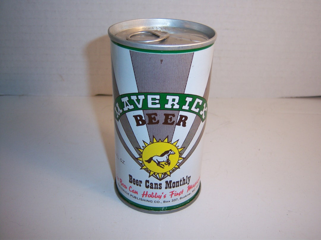 KN - 1980 Maverick Beer Beer Cans Monthly Buckner MO 12 Oz EMPTY Pull ...