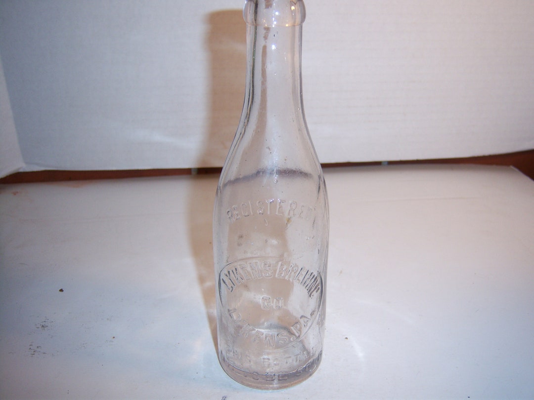 SH24 - 1900's Lykens Brewing Co Lykens Pa Contents 7 Fluid Oz 8 1/8 ...