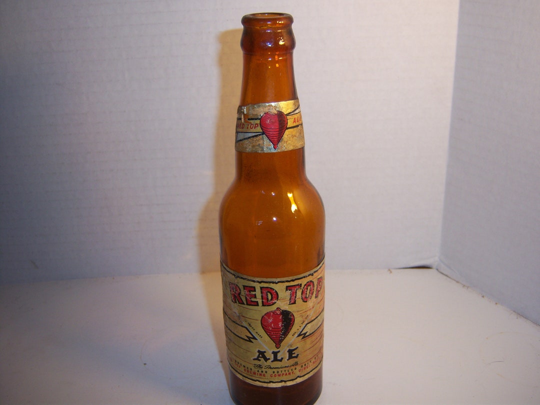 1940's Red Top Ale Brewing Co Cincinnnati Ohio IRTP 9 3/8 Inch Tall ...