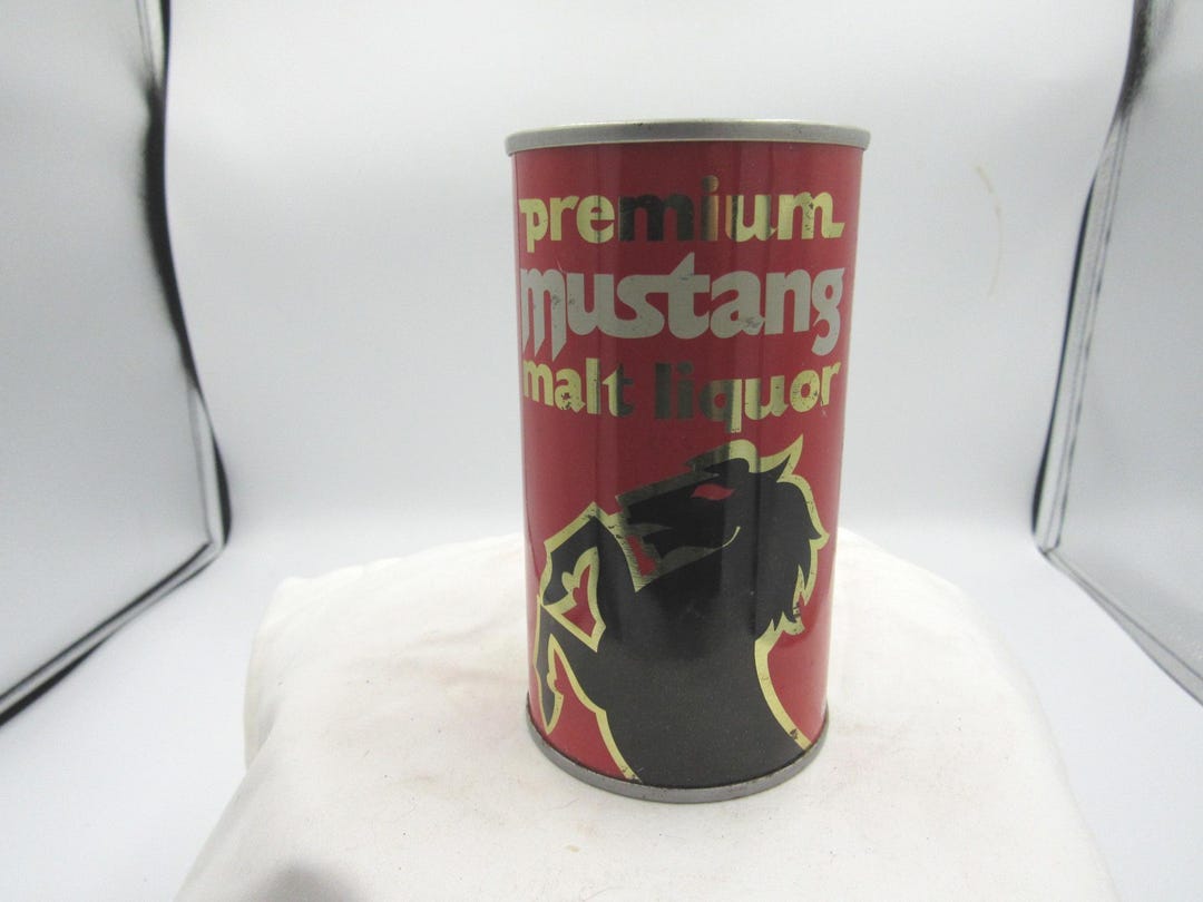 ZC - 1970's Premium Mustang Malt Liquor Black Horse Pittsburgh Brewing ...
