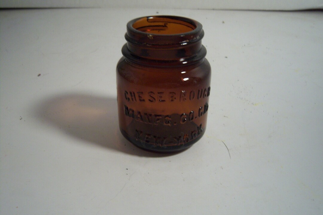 1920's Chesebrough Mfg Co NY Amber Medicine Druggist Pharmacy ...