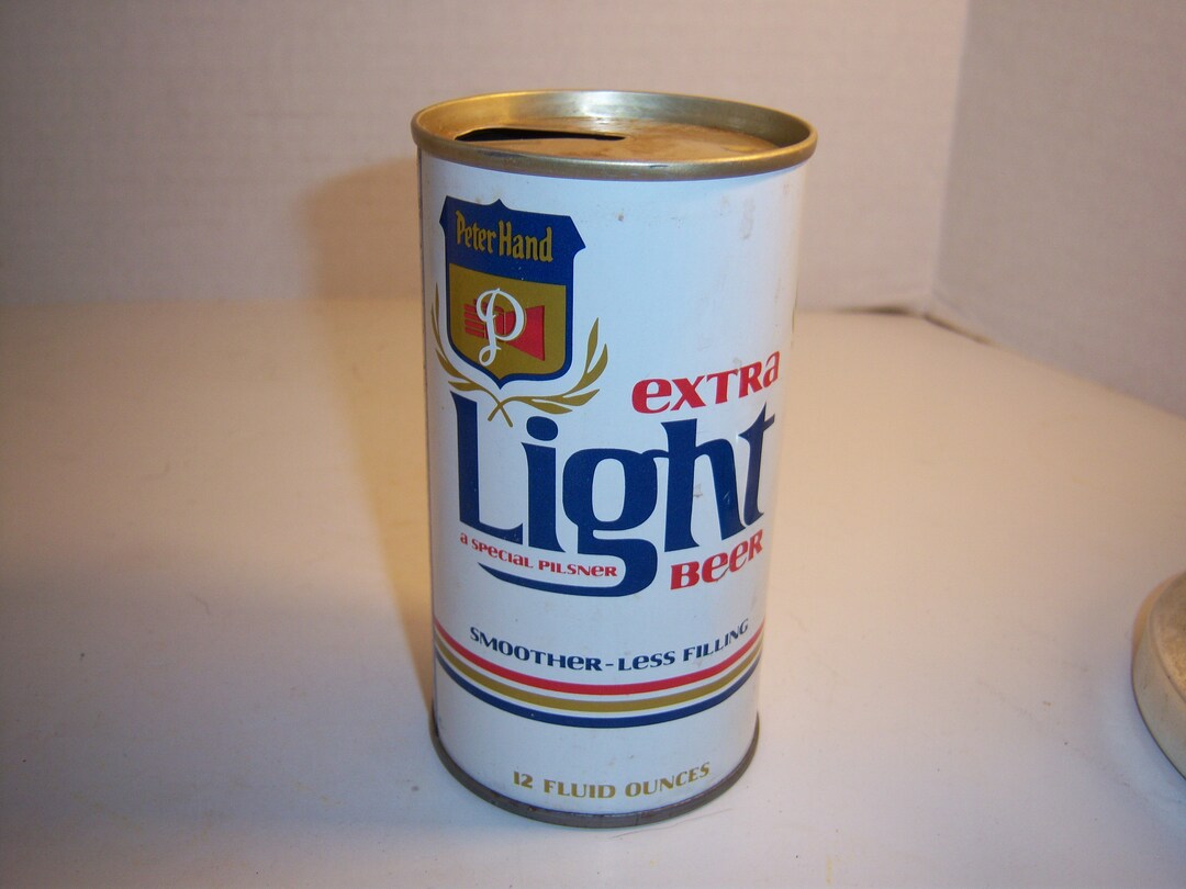 1970's Peter Hand Brewing Co Extra Light Chicago ILL 12 Oz Steel EMPTY ...