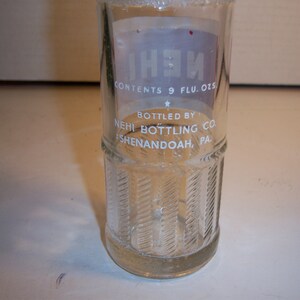 PA5 1950's Nehi Shenandoah Pa 9 Oz Clear Acl Painted Label Soda Bottle ...