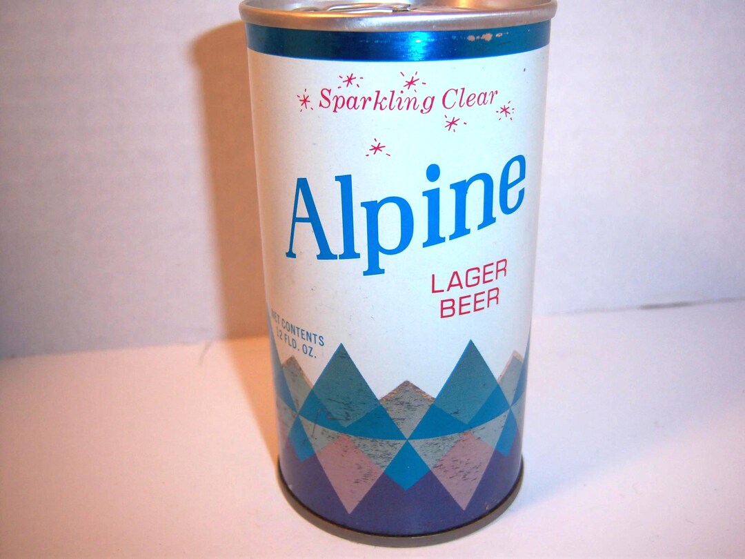KN - 1970's Alpine Lager Beer Jos Huber Brewing Co Monroe Wisc 12 Oz ...