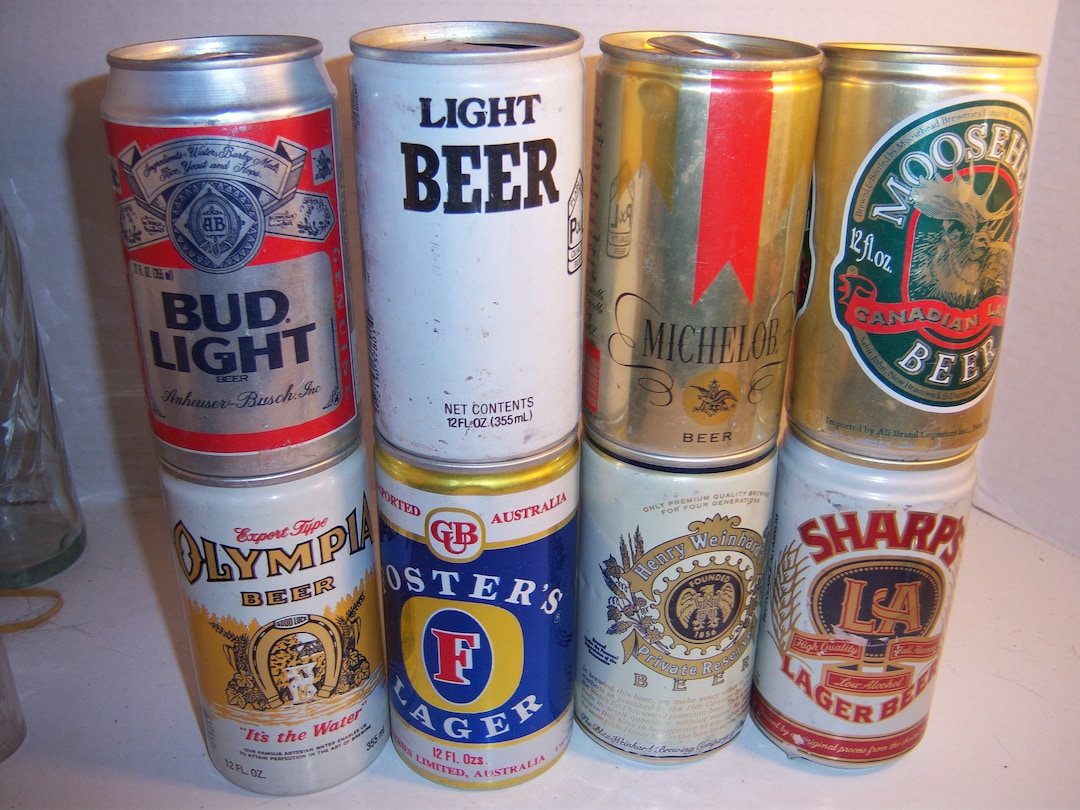 1970-80's Lot of 8 Moosehead Lager Sharp's Henry Weinhard Olympia ...