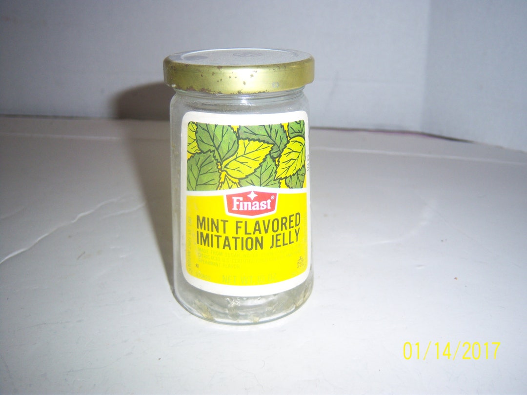 1970's First National Stores Finast Somerville Mass Mint Jelly 4 1/8 ...