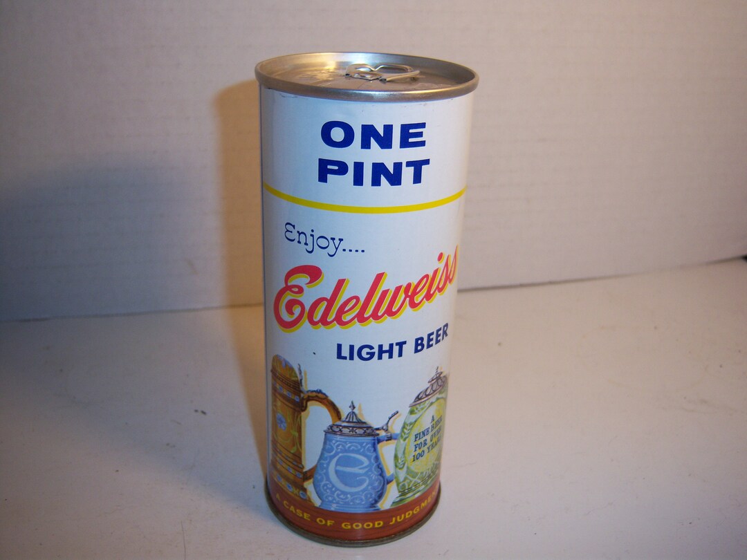 KN 1970's Edelweiss Light Beer Drewery's Ltd South Bend Indiana Metal ...