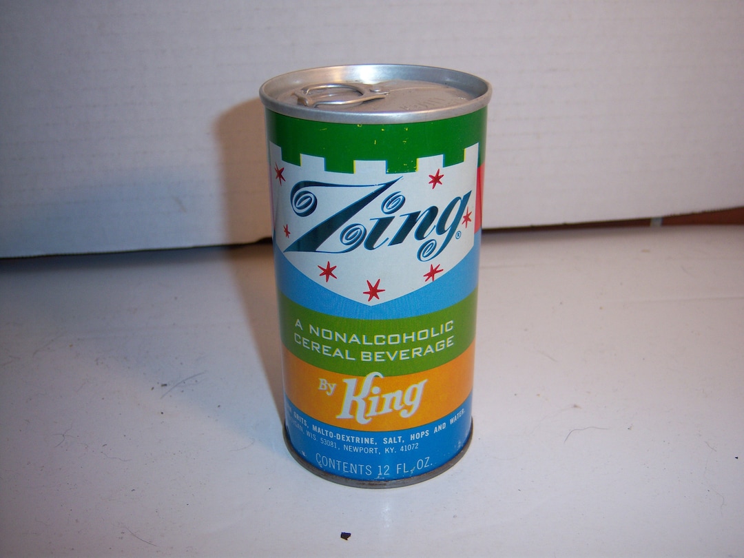 KN 1970's Zing Non Alcoholic Cereal Beverage Heileman Brewing Co La ...