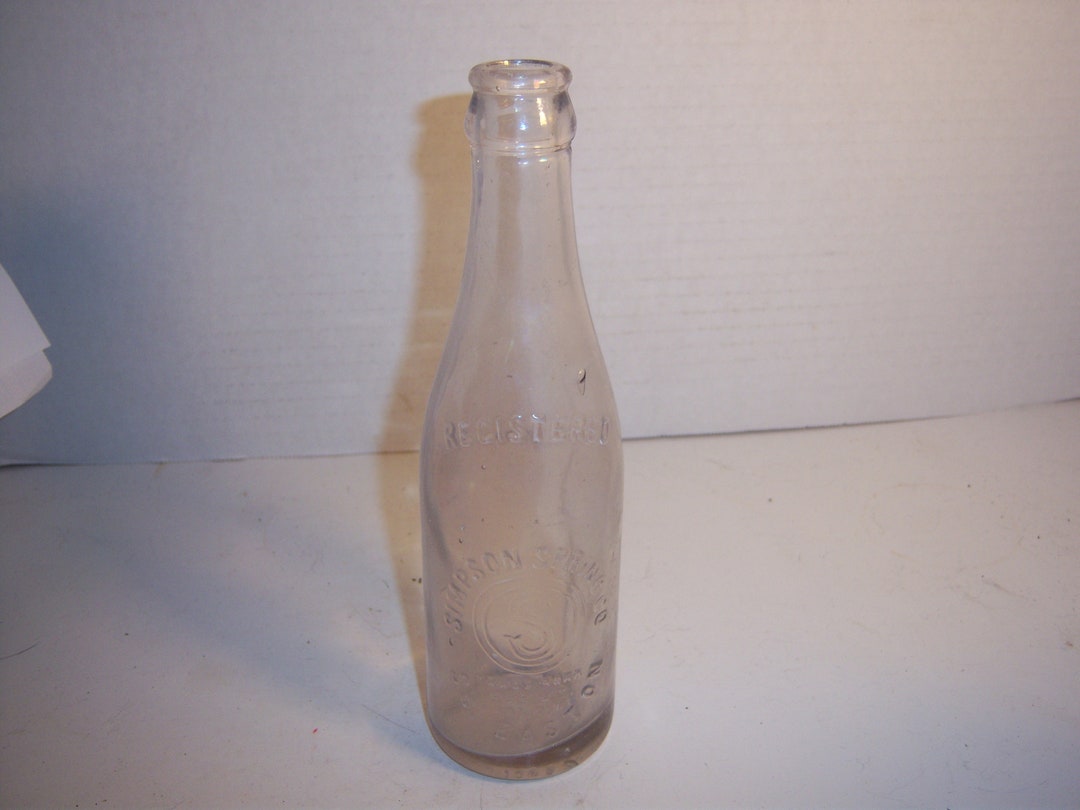 1910's Simpson Springs Ginger Ale so Easton, Ma 8 Oz 8 1/8 Soda Bottle ...