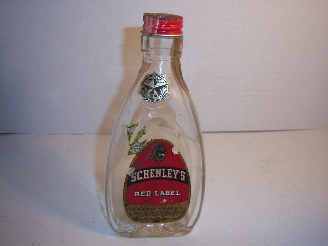 1950's Schenley's Red Label Blended Whiskey, New York, NY 7 Inch Tall ...