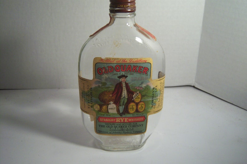 1940's Old Quaker Pilgrim Lawrenceburg Ind Paper Label - Etsy