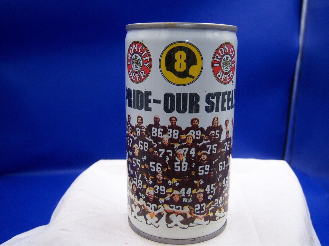 KN - 1980's Iron City Beer Pittsburgh's Pride - Our Steelers 12 Oz Pull ...