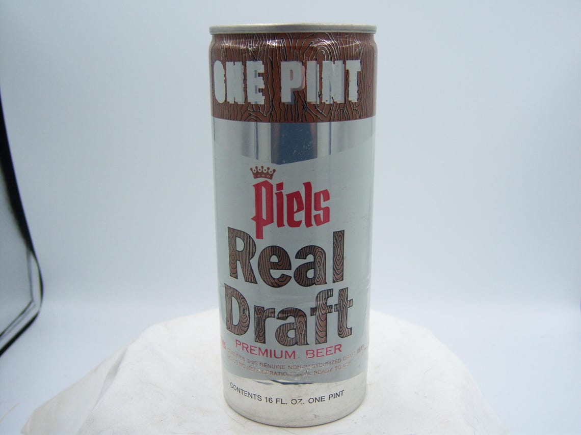 LE - 1970s Piels Aluminum Real Draft Allentown Pa 16 Oz EMPTY Pull Tab ...