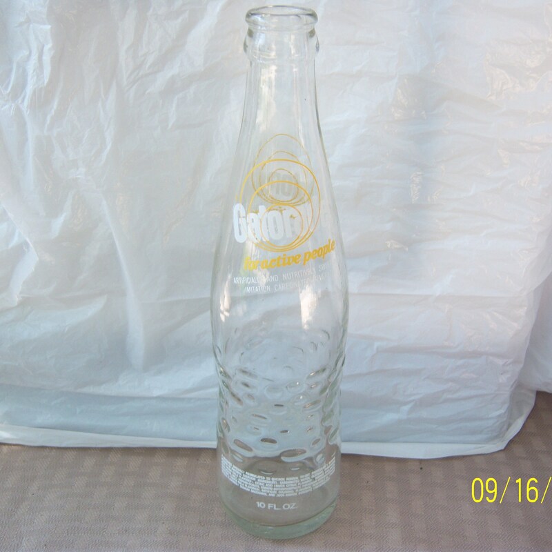 Gatorade Vintage Glass Bottle - Etsy