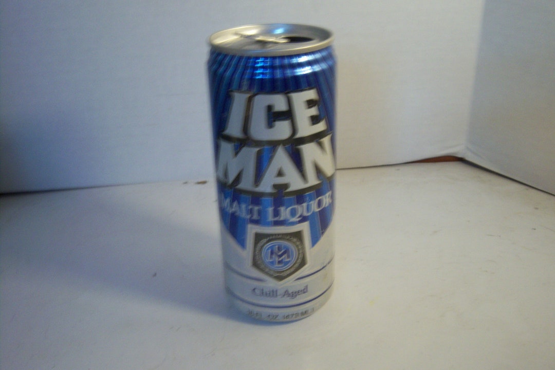 1970-80's Ice Man Malt Liquor Chill Aged Specialty Brewing Co Tampa Fla ...