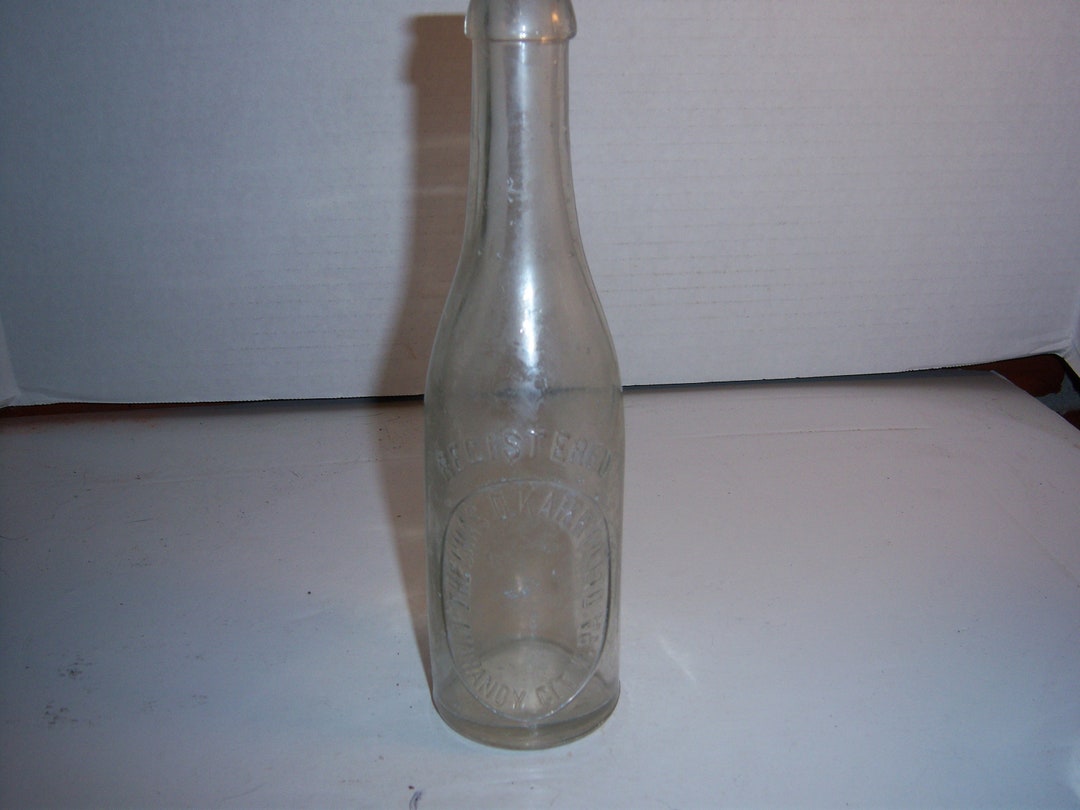 PA5 - 1900's Chas D. Kaier Co Mahanoy City PA 8 3/8 " Inch Tall CLEAR ...