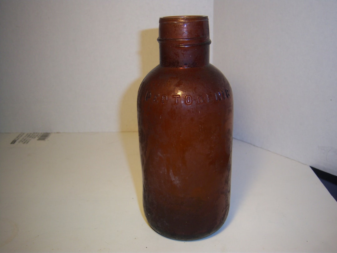 1900's Fairchild Brothers & Foster NY Peptogenic Milk Powder Amber ...