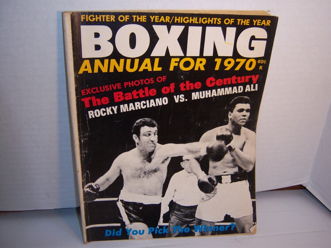 TI - Boxing Annual for 1970 Magazine Muhammad Ali Rocky Marciano Ring ...
