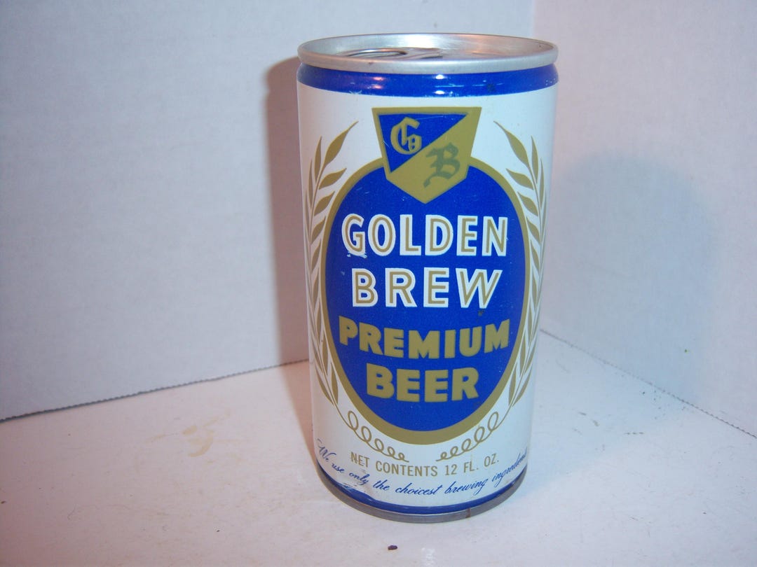 LE - 1970's Golden Brau Premium Beer General Brewing Co San Francisco ...