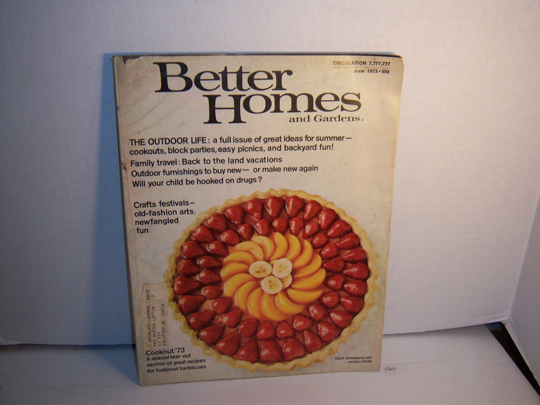June 1973 Better Homes & Garden Magazine Outdoor Life Cookouts Paper ...