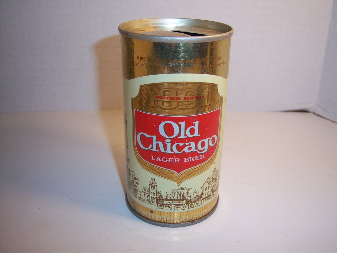 1970's Old Chicago Lager Beer Peter Hand Brewing Co Chicago ILL 12 Oz ...