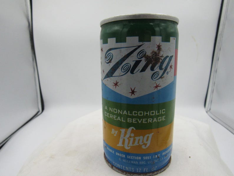 LM - 1970's Zing Non Alcoholic Cereal Beverage Heileman Brewing Co La ...
