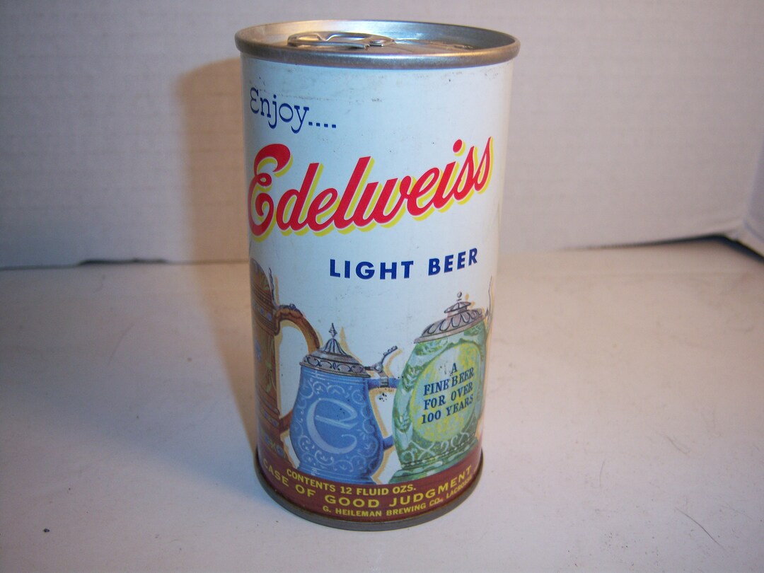 KN - 1970's Edelweiss Light Beer G. Heileman Brewing Co Lacrosse ...