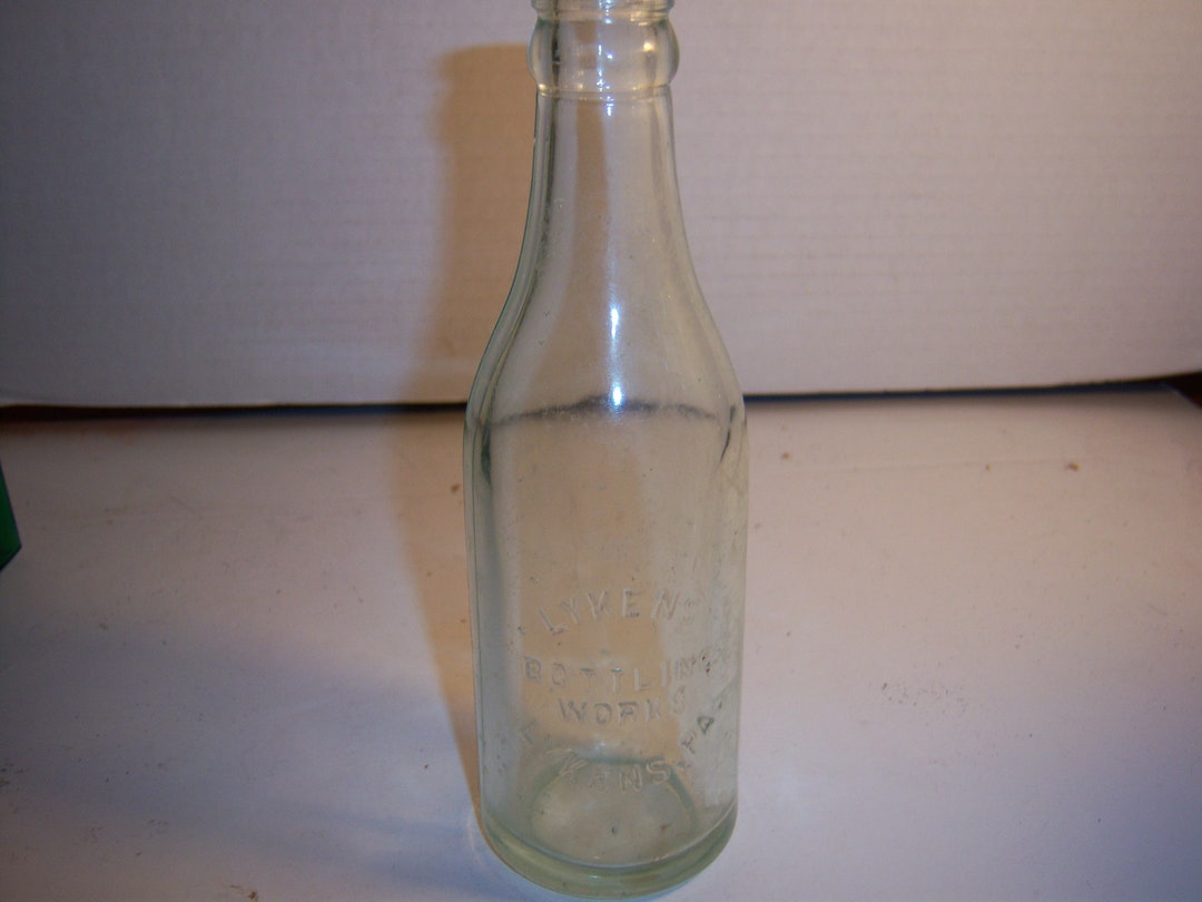 PA5 - 1930's Lykens Bottling Works Lykens PA 7 Oz Light Aqua EMPTY Beer ...